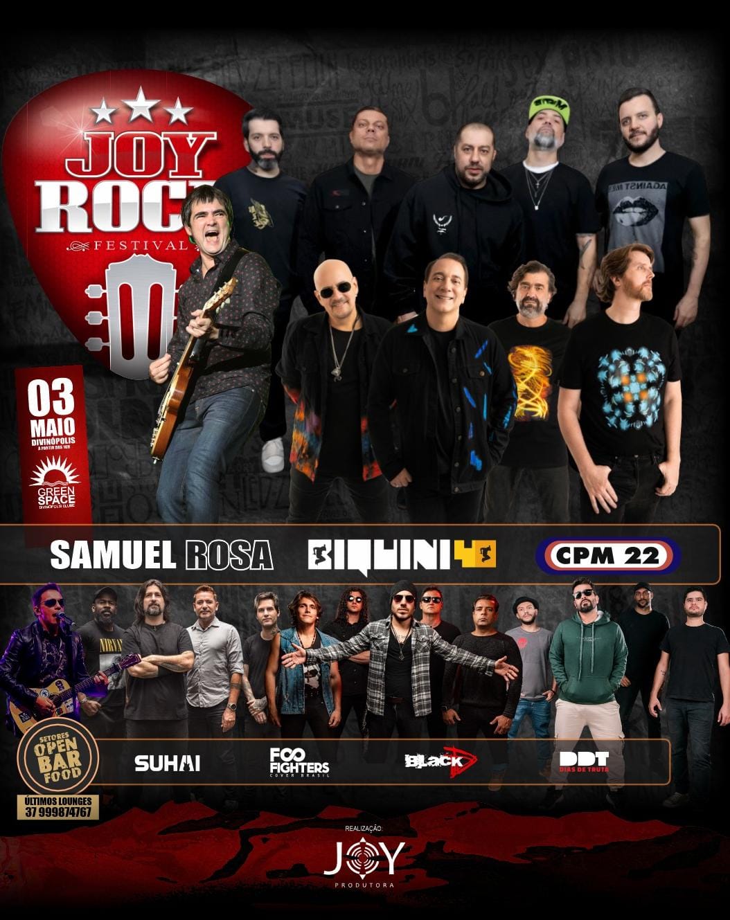 Joy Rock traz showzaços neste fim de semana em Divinópolis – DiviNews